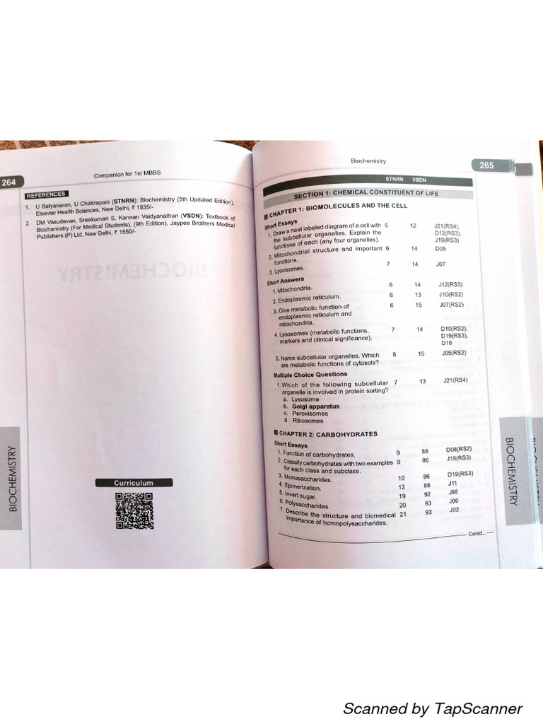 Biochemistry Singi RS4 PDF | PDF