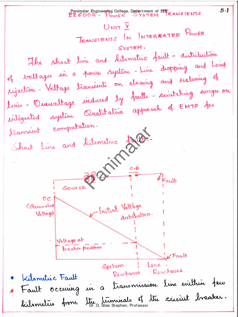 PST UnitV Notes SilasStephen | PDF | Transformer | Electrical Impedance
