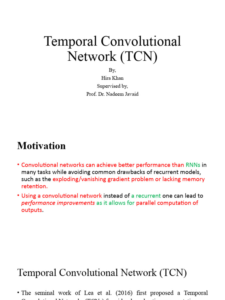Temporal Convolutional Network (TCN) | PDF | Computational Neuroscience | Applied Mathematics