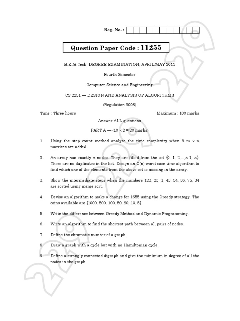 Daa | PDF | Algorithms | Combinatorics