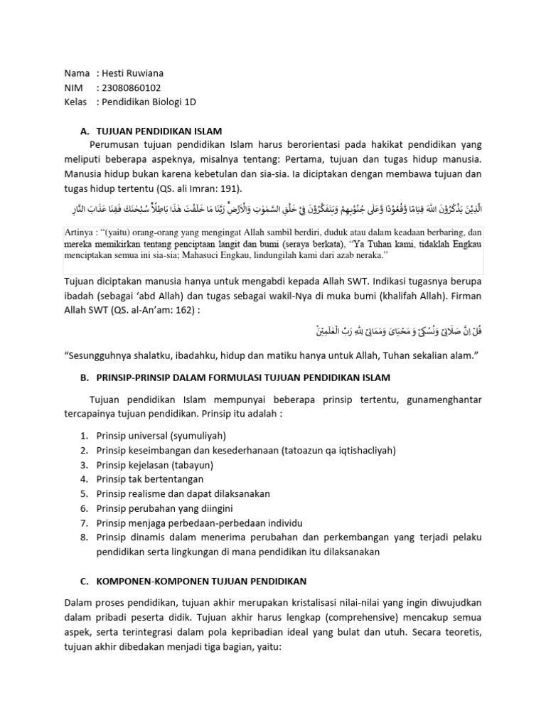 RESUME Pendidik Dalam Pendidikan Islam | PDF