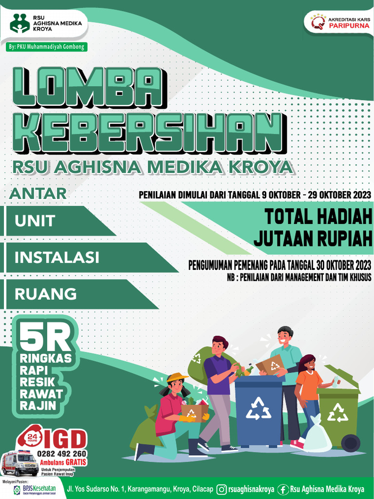 POSTER LOMBA KEBERSIHAN | PDF