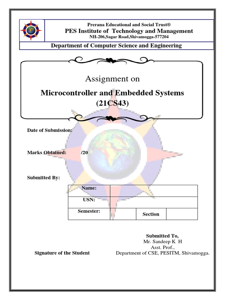 Assignment (OS) Front-Page - Js | PDF