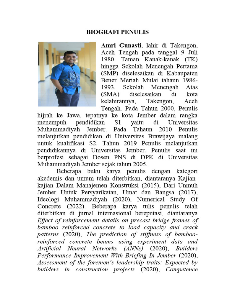 BIOGRAFI Amri Gunasti | PDF