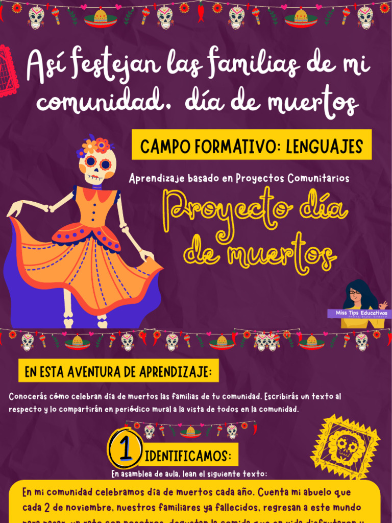Proyecto Comunitario Día de Muertos | PDF | Arte