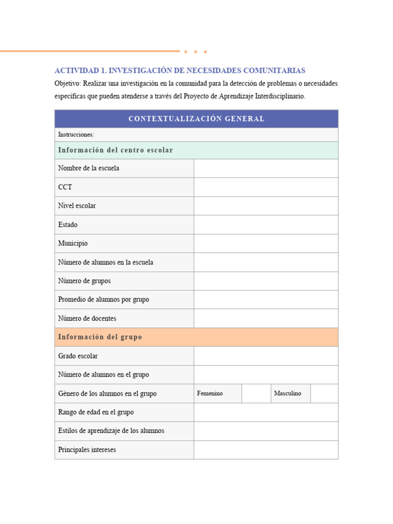 Formato Editable Del PAI | PDF | Aprendizaje | Evaluación