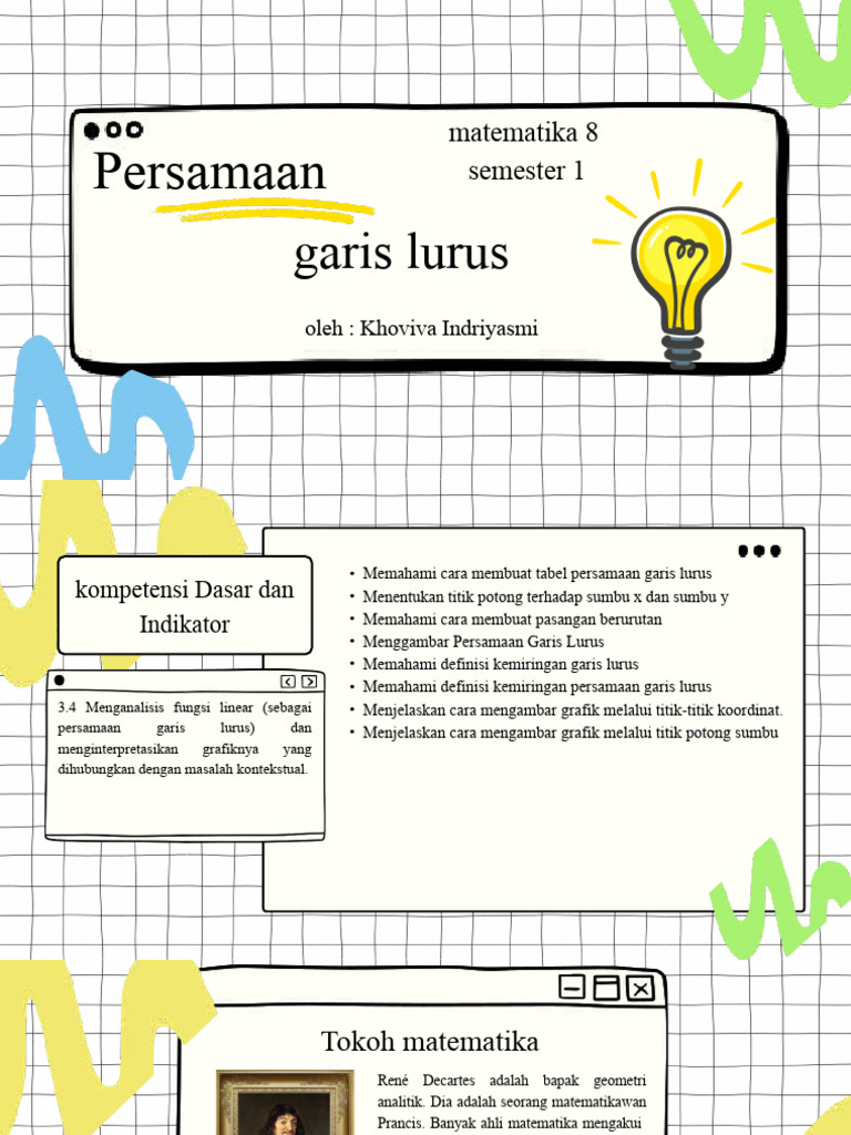 Persamaan Garis Lurus | PDF