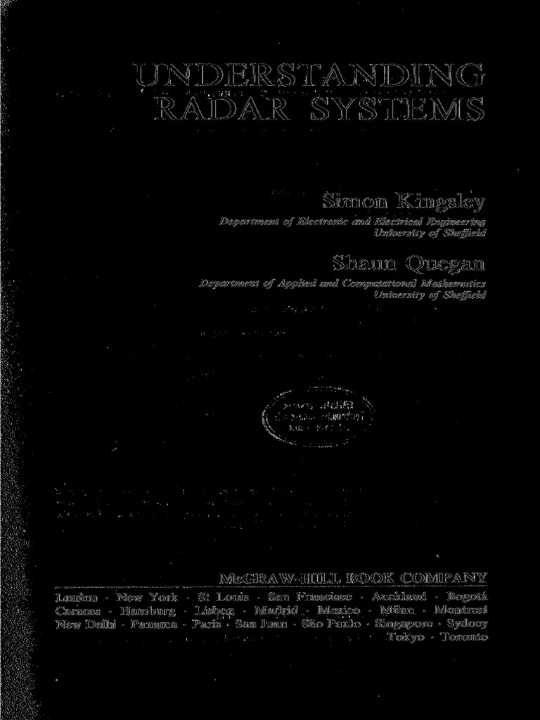 Understanding Radar Systems | PDF | Radar | Information And ...