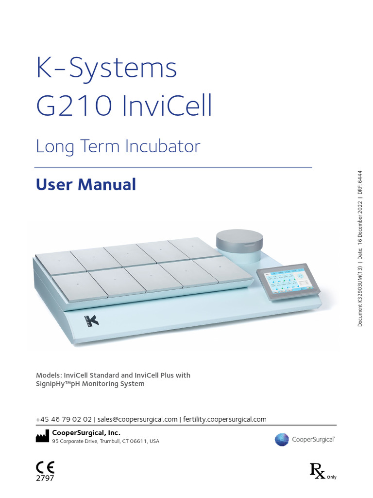 K32903UM (13) K-Systems G210 InviCell Long Term Incubator UM WEB | Download Free PDF ...