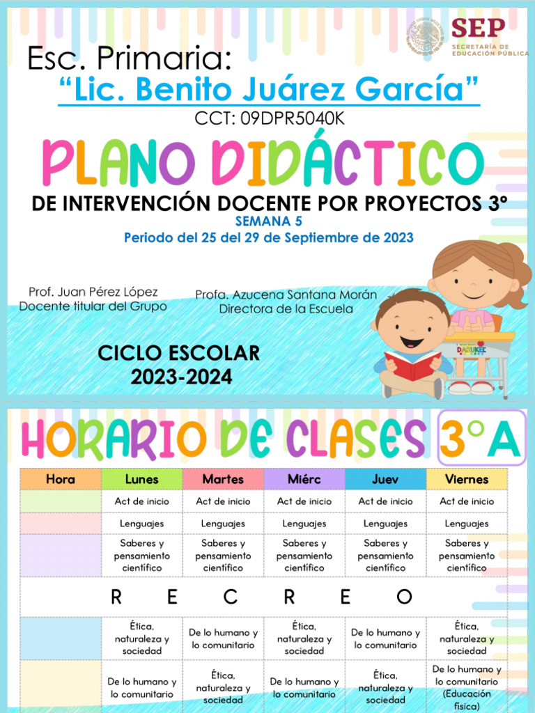 3°? S5 Plan y Anexos Darukel Proyectos 23-24 | PDF