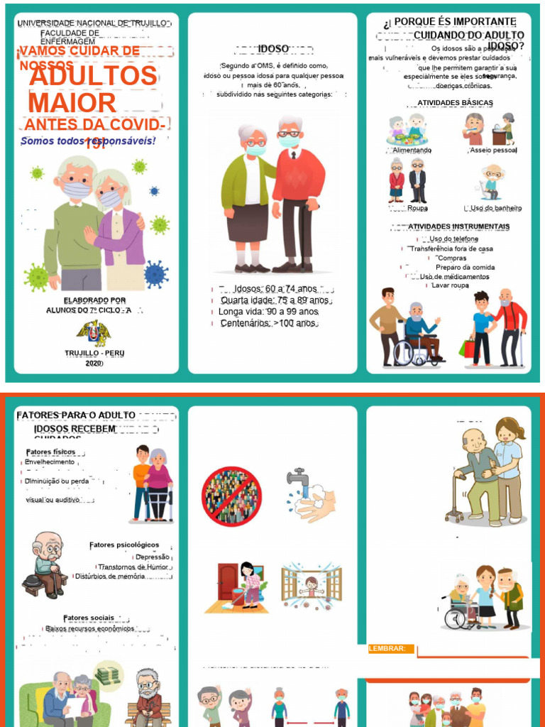 ADULTO SÊNIOR - Tríptico | PDF