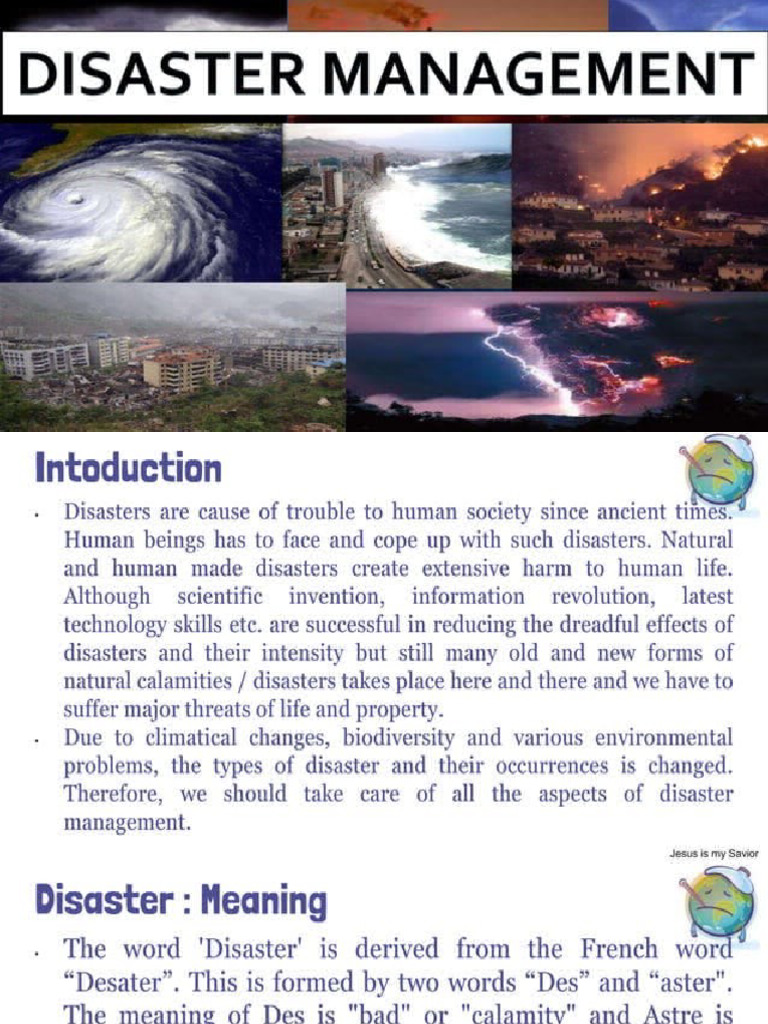 Disaster Management | PDF