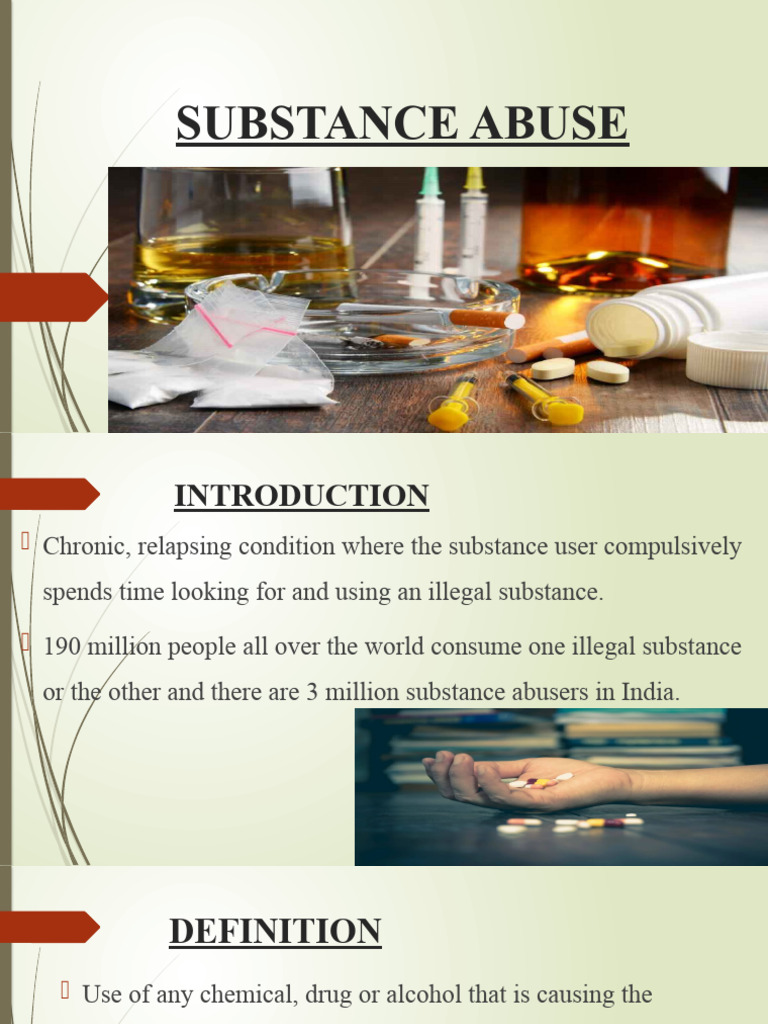 Substance Abuse | PDF | Substance Abuse | Psychoactive Drugs