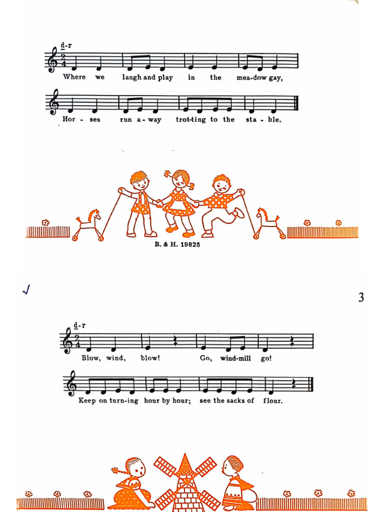 Din Kodaly 50 Nursey Songs | PDF