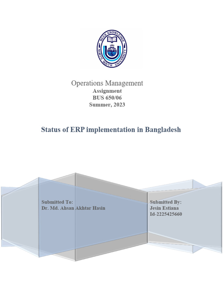 Assignment Operations Management | PDF Assignment Operations Management | PDF
