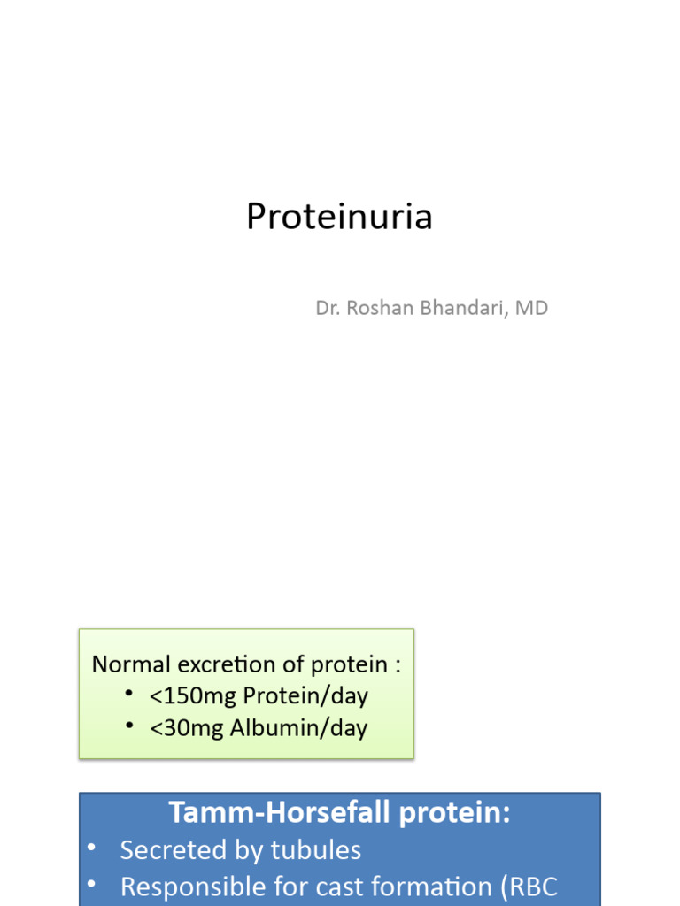 Approach to Diagnosing Proteinuria | PDF | Urine | Medical Tests
