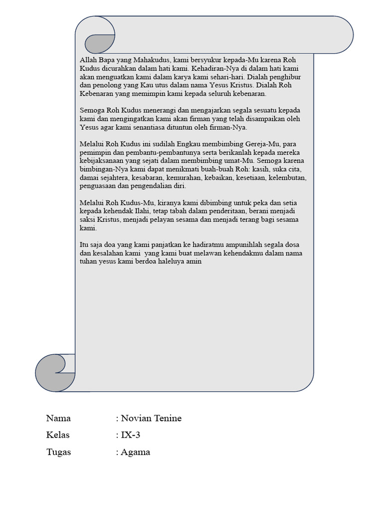 Edo Edi Tugas | PDF | Agama & Spiritualitas