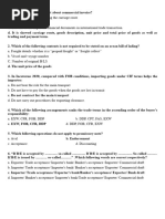 Citf Practice Test | PDF | Letter Of Credit | Invoice