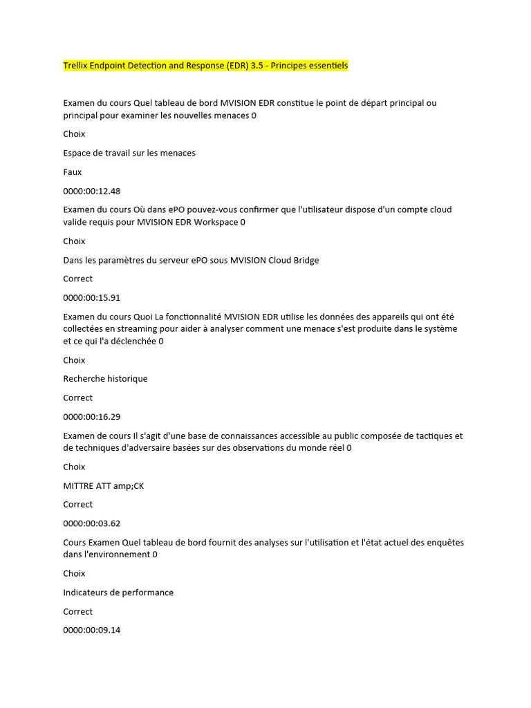 Trellix Endpoint Detection and Response (EDR) 3.5 - Principes ...
