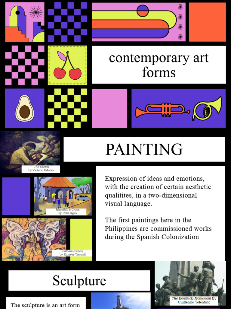 Neon Outline Introduction to Visual Arts Presentation | PDF | The Arts ...