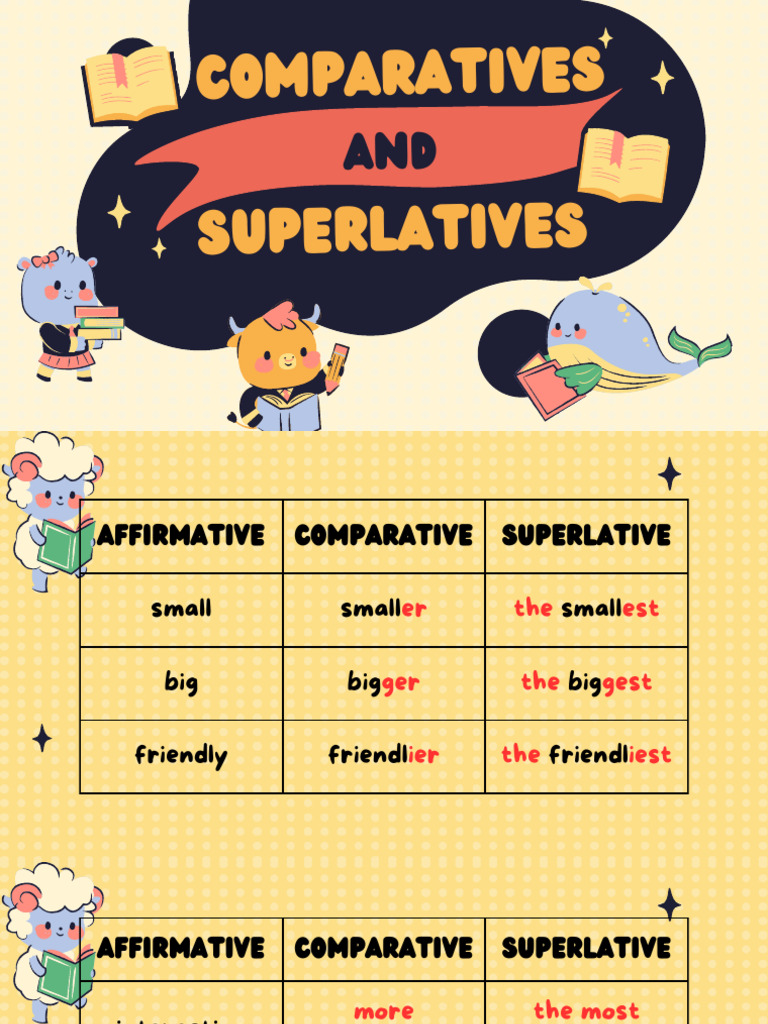 Comparatives | PDF | Word | Syllable