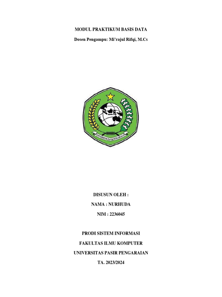 Modul Praktikum Basis Data | PDF