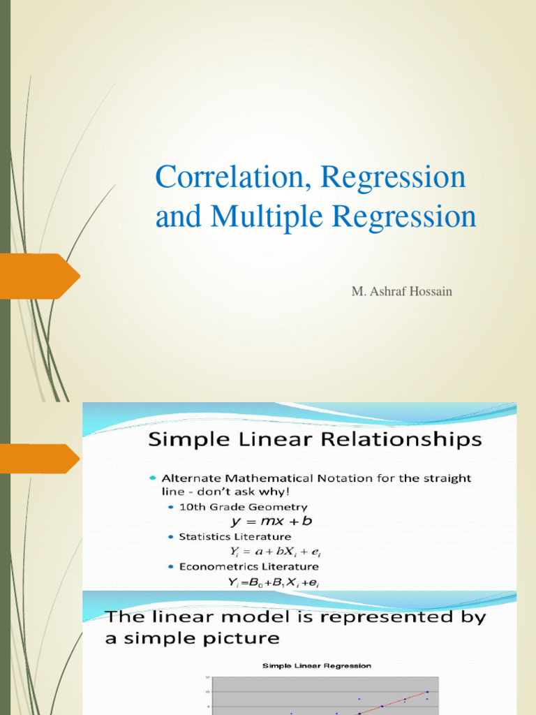 Chapter III On Correlation and Regression | PDF
