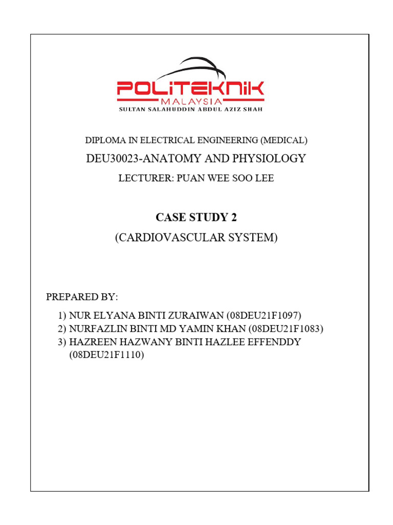 Anatomy Case Study Pdf Heart Valve Heart