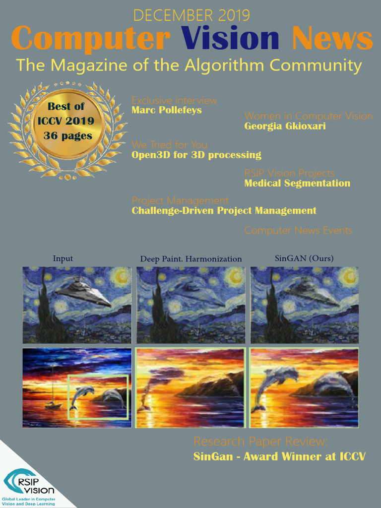 Computer Vision News - December 2019 | PDF | Artificial Intelligence ...