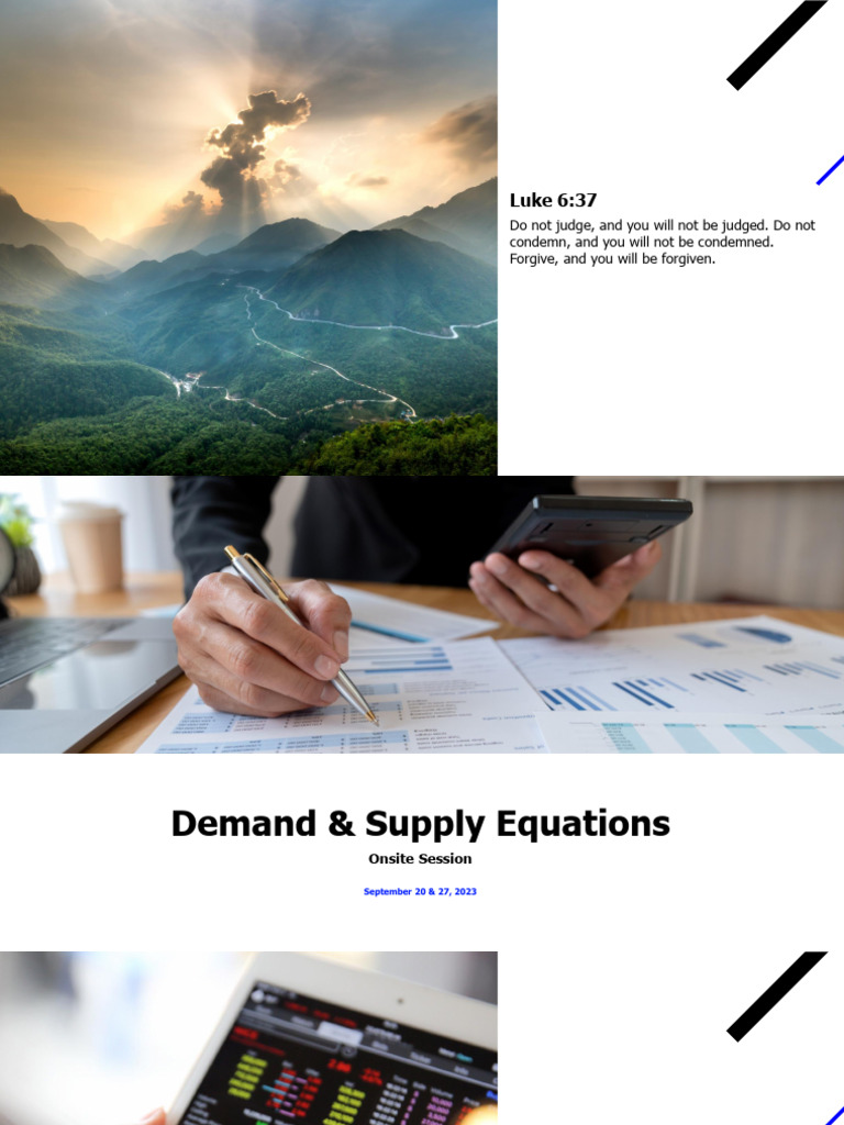 Demand Supply Equations | Download Free PDF | Economic Surplus | Demand Demand Supply Equations | Download Free PDF | Economic Surplus | Demand