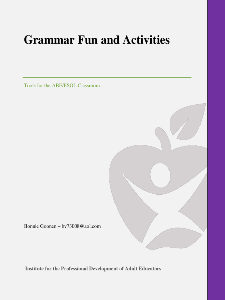 Grammar Fun and Activities | PDF | Adverb | English Language