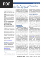 Hospital Formulary PDF | PDF | Pharmacy | Medical Prescription