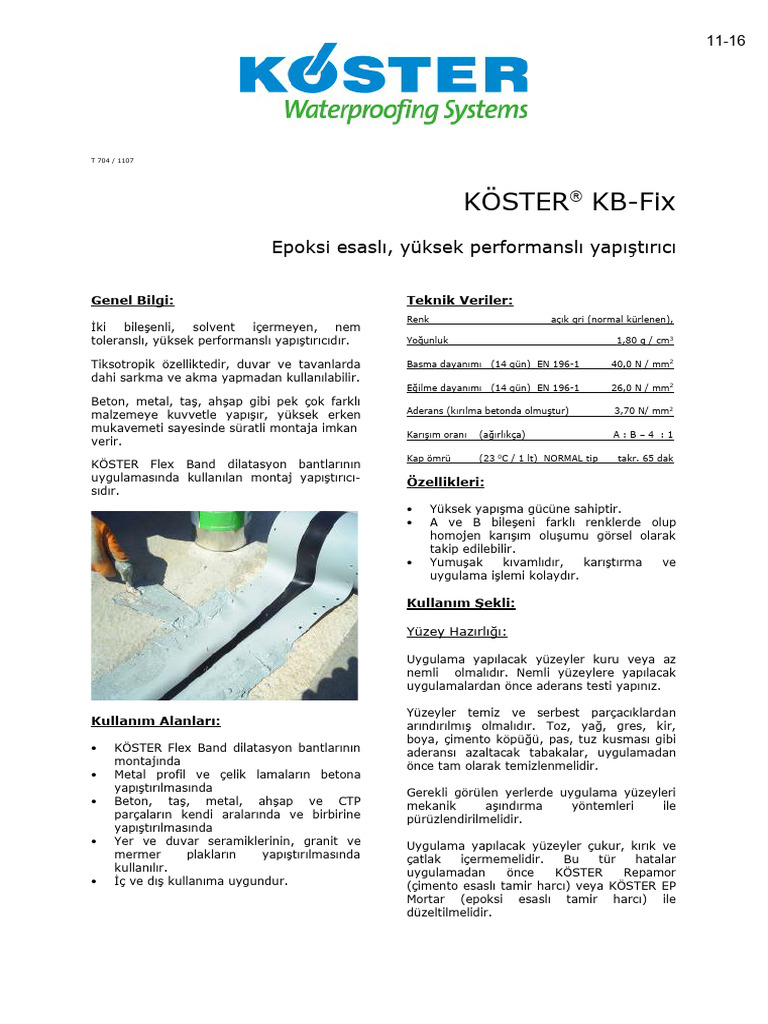 1107 KOSTER KB Fix TF | PDF