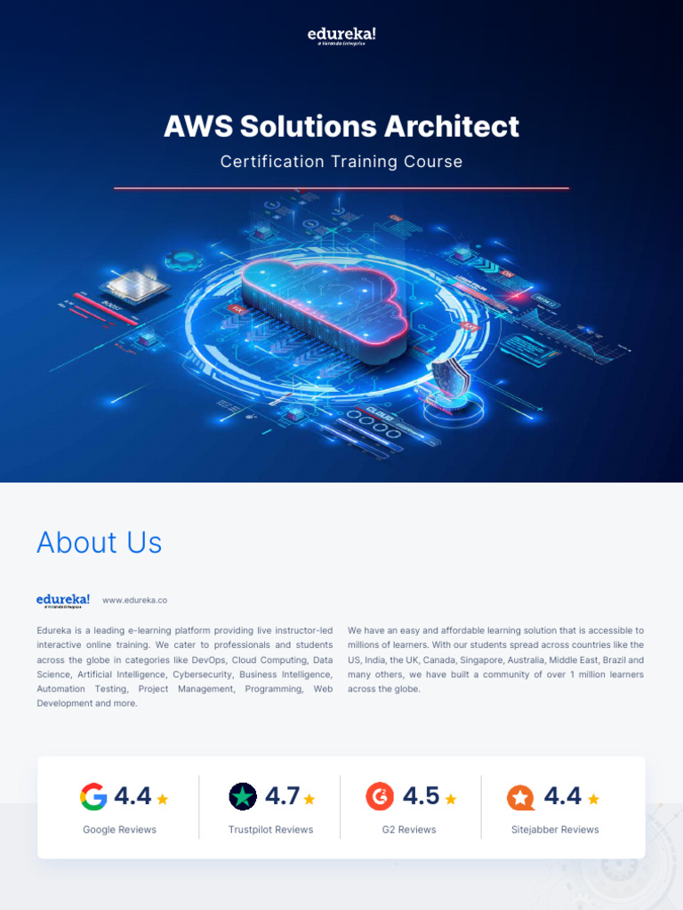 Edureka Training - AWS Solutions Architect | PDF | Amazon Web Services | Cloud Computing