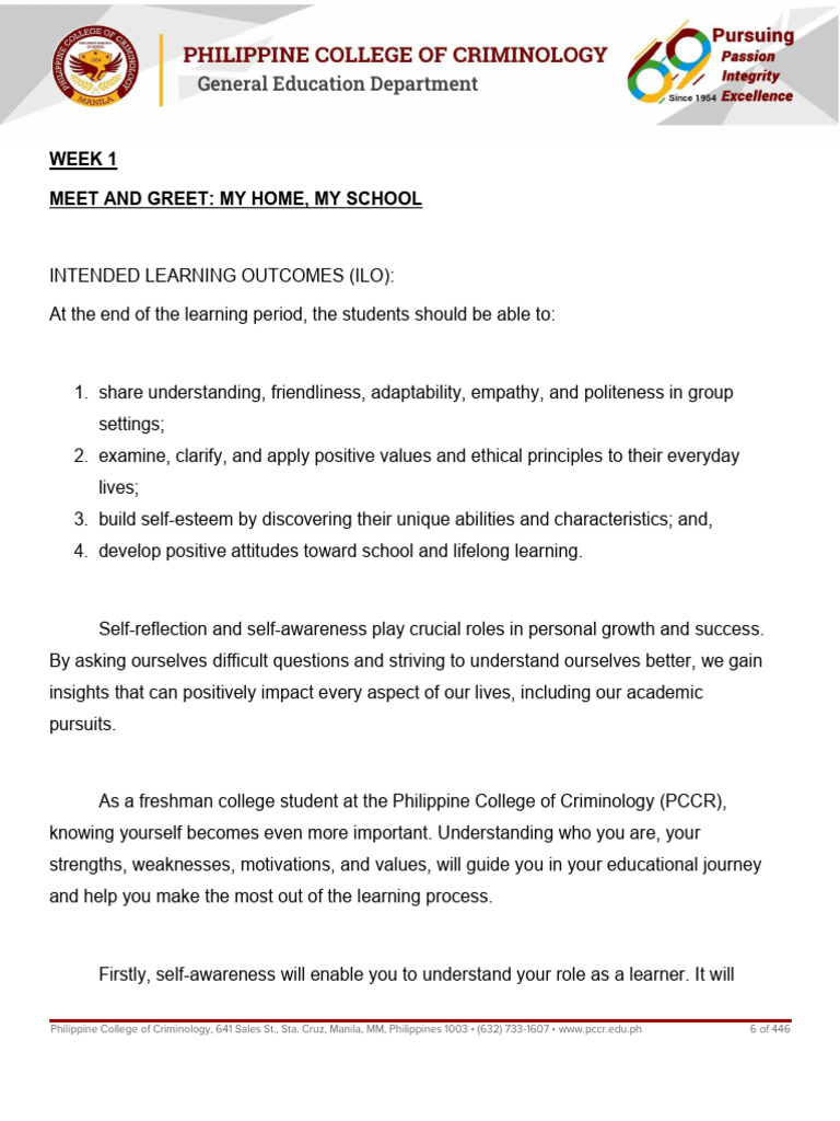 Ge 1 Uts Module 1 Pdf