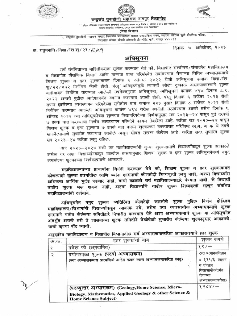 Notification of Fees | PDF