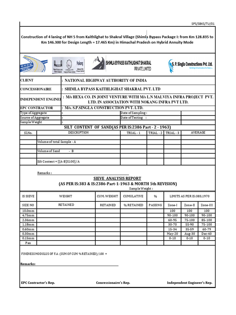 Tunnel Format 1 - Merged | PDF | Civil Engineering | Materials