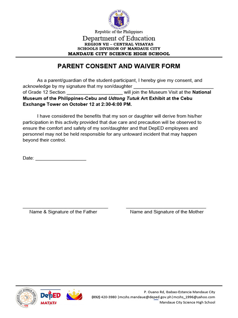 Field Trip Consent | PDF