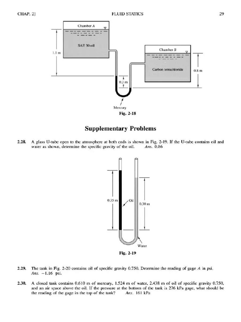 Fluid Statics Pdf