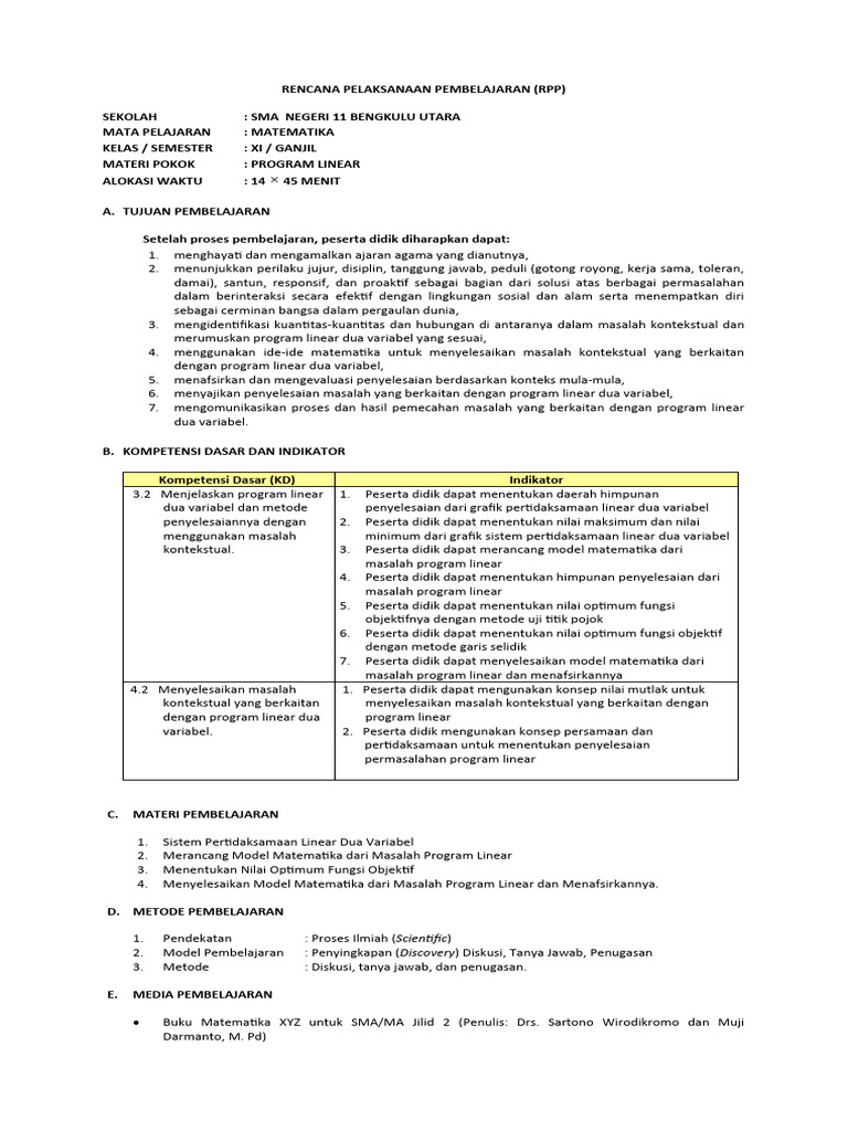 Bab 2 Program Linear | PDF
