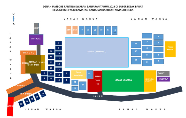 Denah Jambore Ranting | PDF