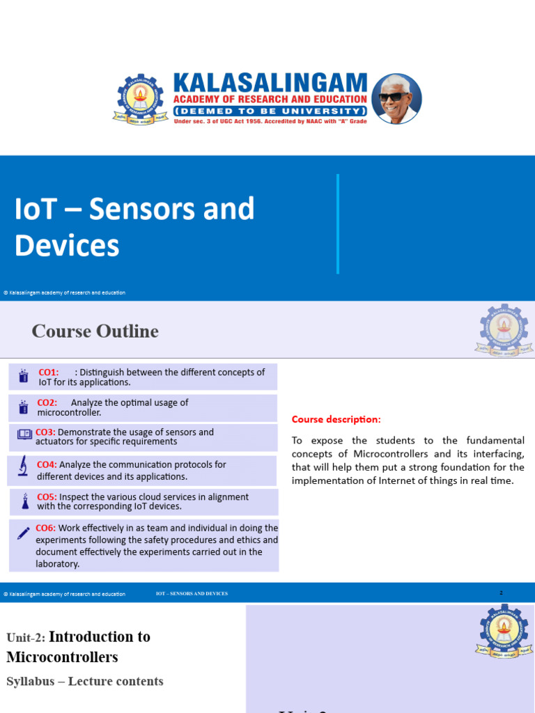 Unit 2 Introduction To Microcontroller | PDF | Teaching Methods & Materials Unit 2 Introduction To Microcontroller | PDF | Teaching Methods & Materials