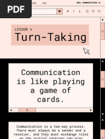 Mastering Turn-Taking in Communication | PDF | Communication ...