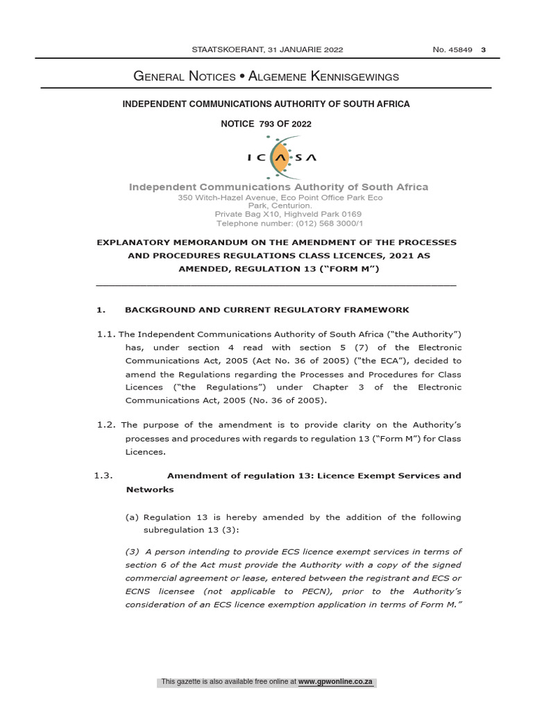 ICASA Exemptsion Application | PDF | License | Justice