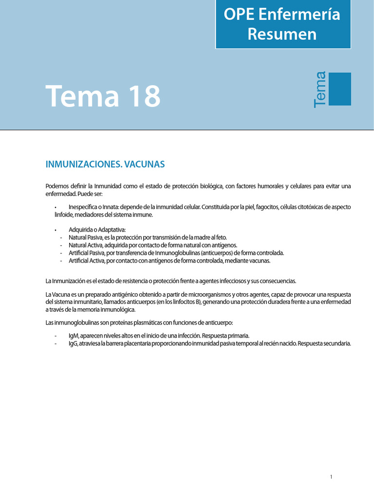 Resumen T18 | PDF | Sistema inmune | Anticuerpo