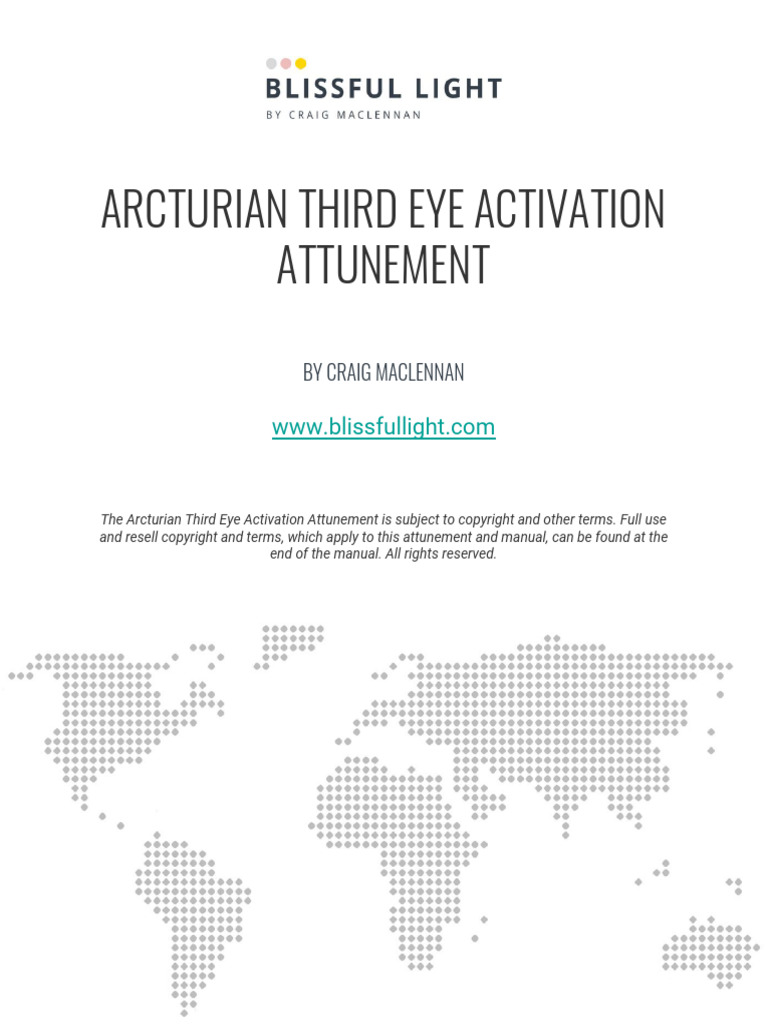 Arcturian Third Eye Activation Attunement Manual | PDF | Energy ...