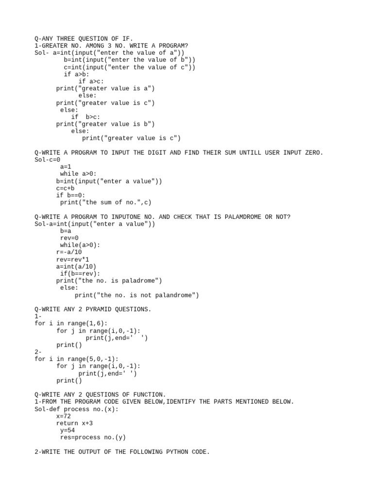 Python Program | PDF Python Program | PDF