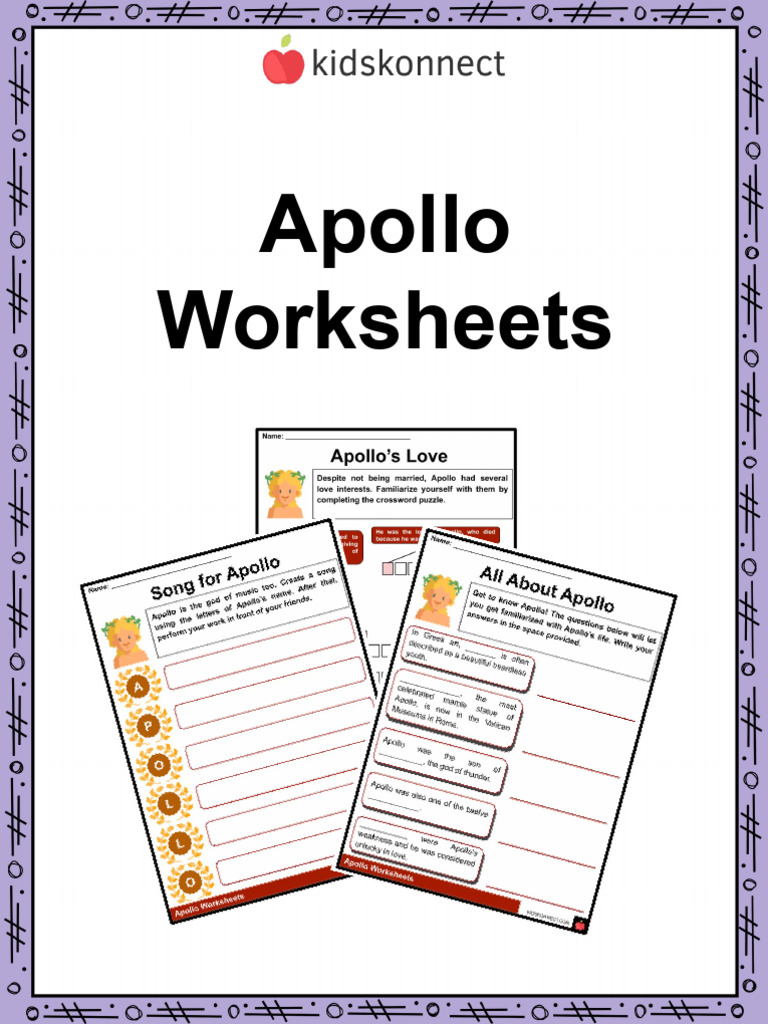 Apollo Worksheets Sample | PDF | Apollo | Trojan War