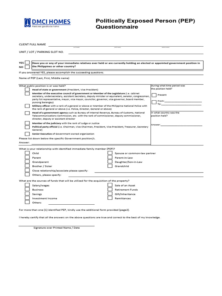 Questionnaire sur les PEP | PDF | Bien-être