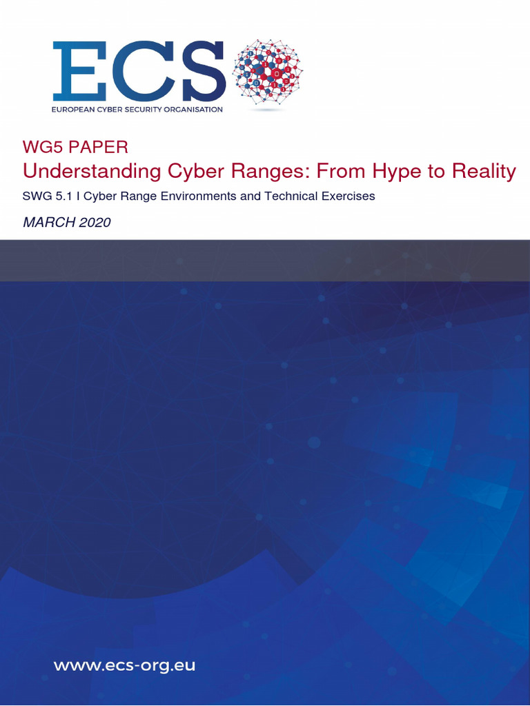ECSO Paper On Cyber Ranges Understanding-Cyber-Ranges-From-Hype-To-Reality 2 x4nfvb | PDF ...